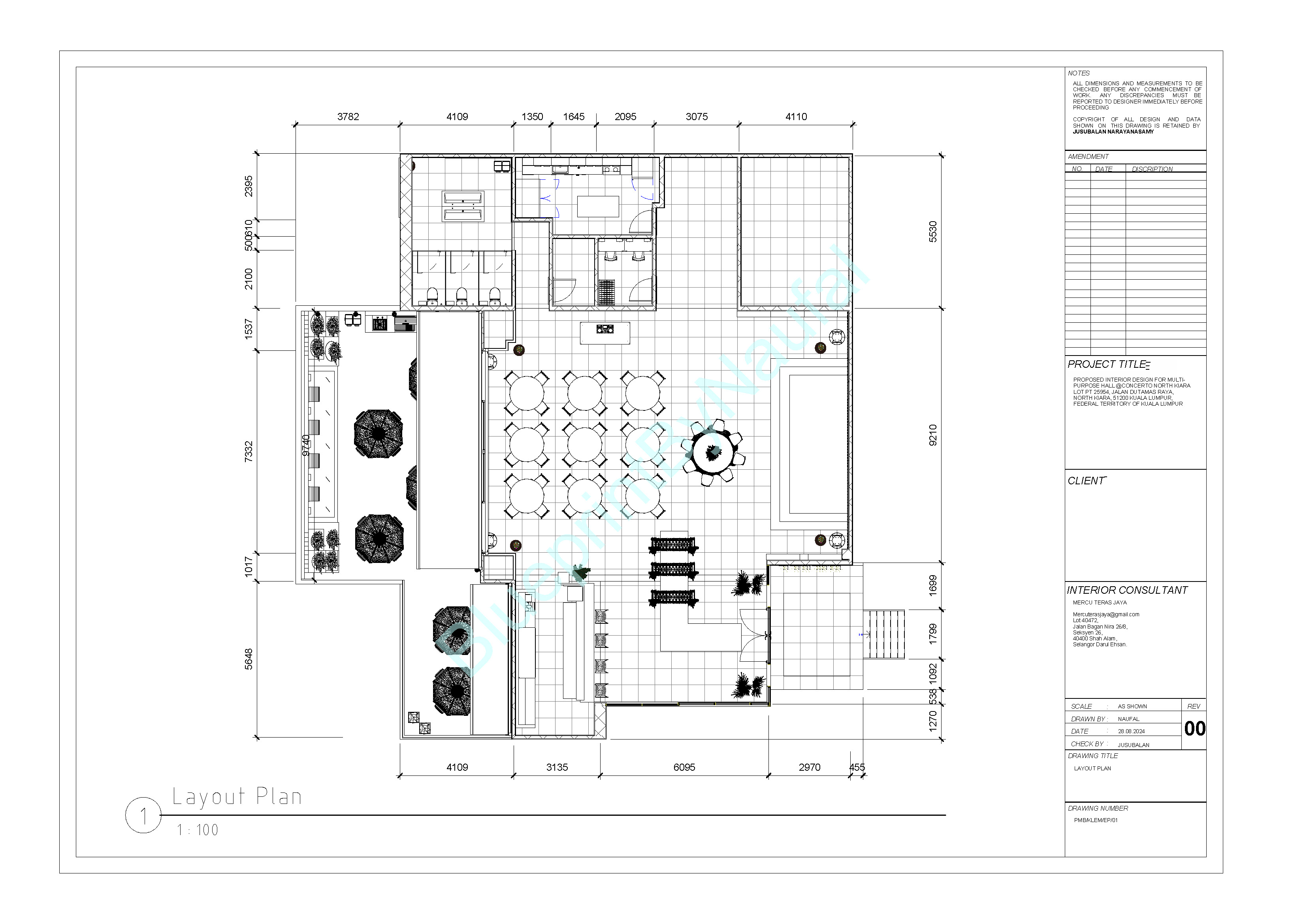 Multi-Purpose Hall – BlueprintByNaufal