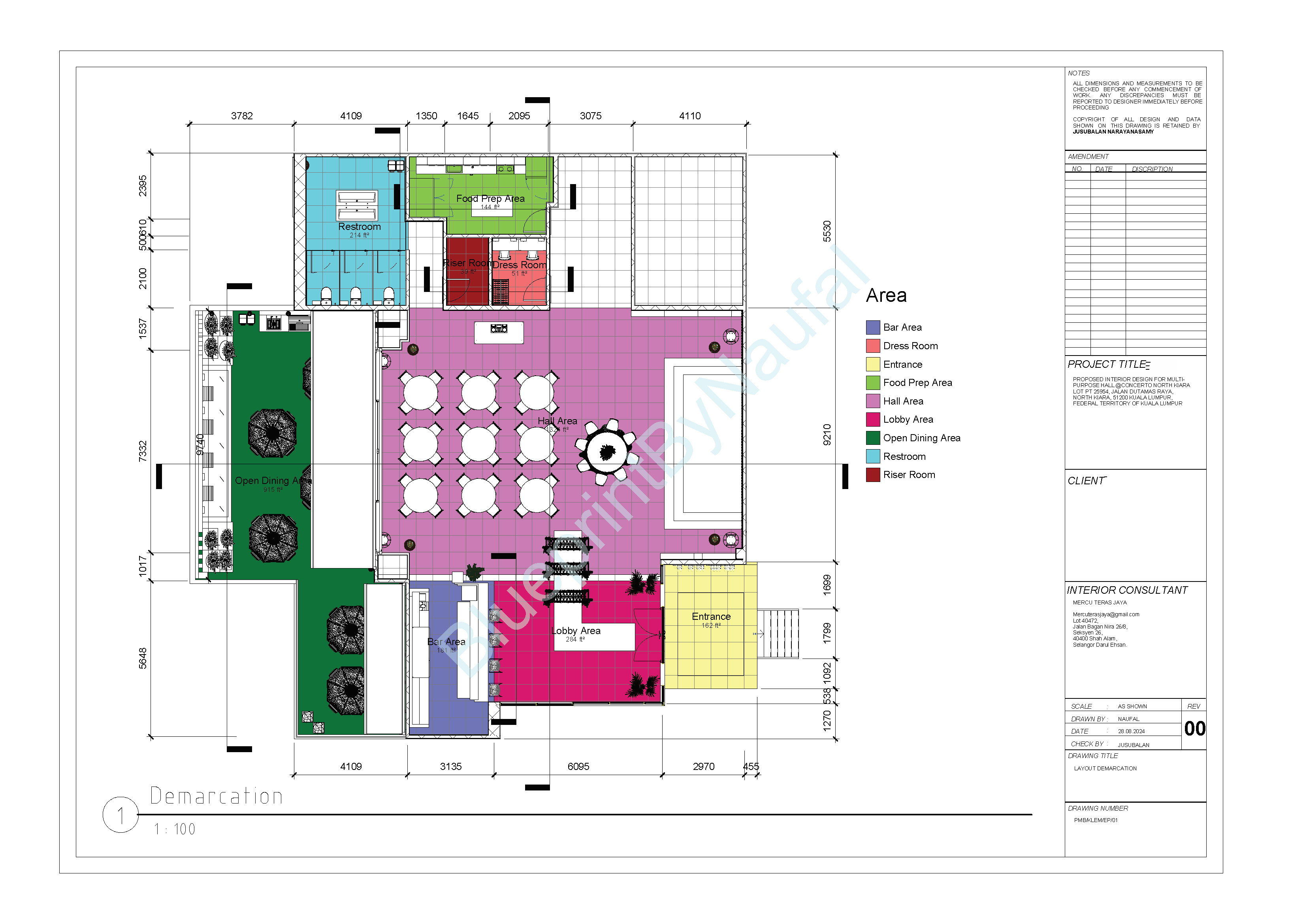 Multi-Purpose Hall – BlueprintByNaufal