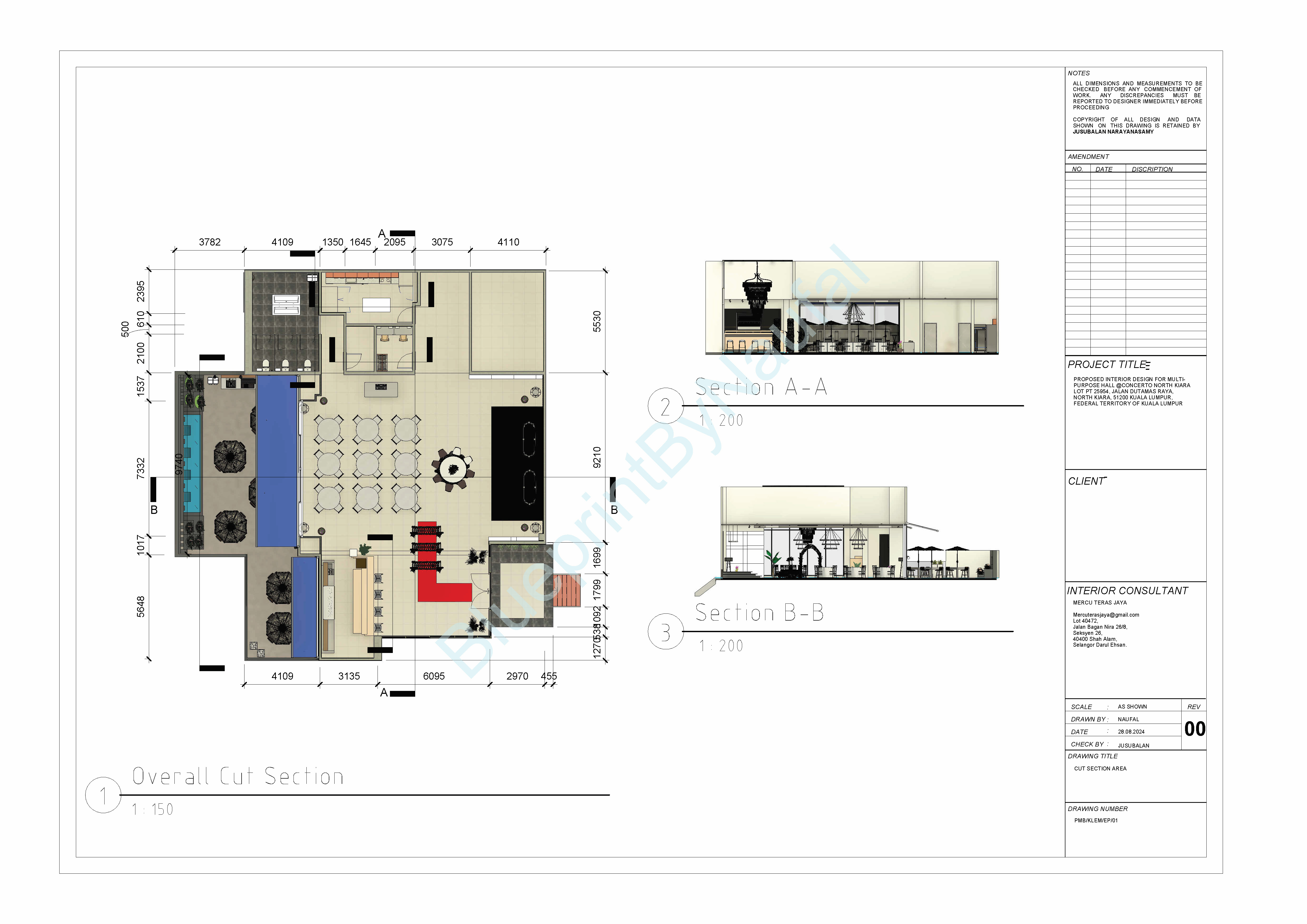 Multi-Purpose Hall – BlueprintByNaufal