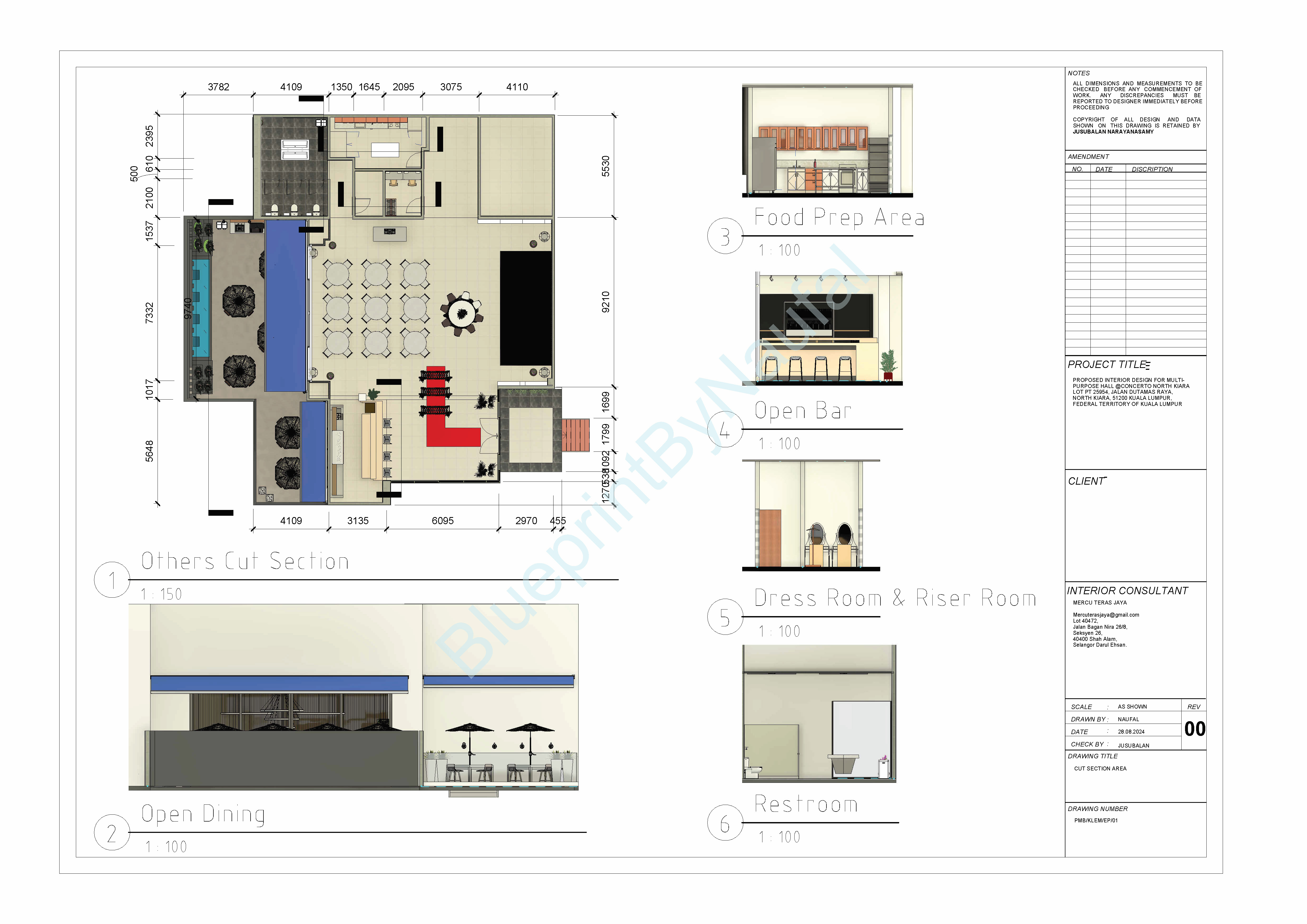 Multi-Purpose Hall – BlueprintByNaufal